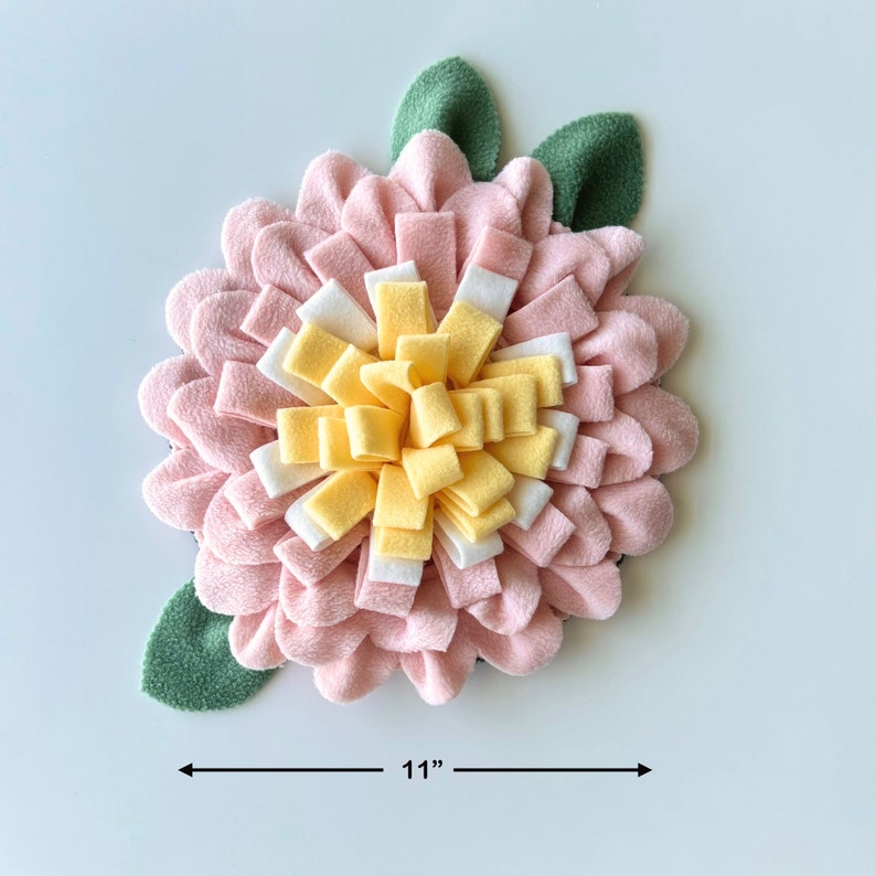 Pink Flower Snuffle Mat for Rabbits, Guinea Pigs, Dogs and Other Pets Enrichment Toy Foraging ...