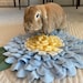 Blue Flower Snuffle Mat for Rabbits, Guinea Pigs, Dogs and Other Pets ...