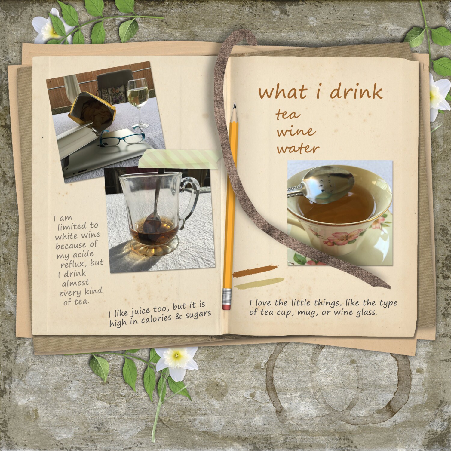 Moodboard | Journaling | Notebook Digital Scrapbooking Kit - Etsy
