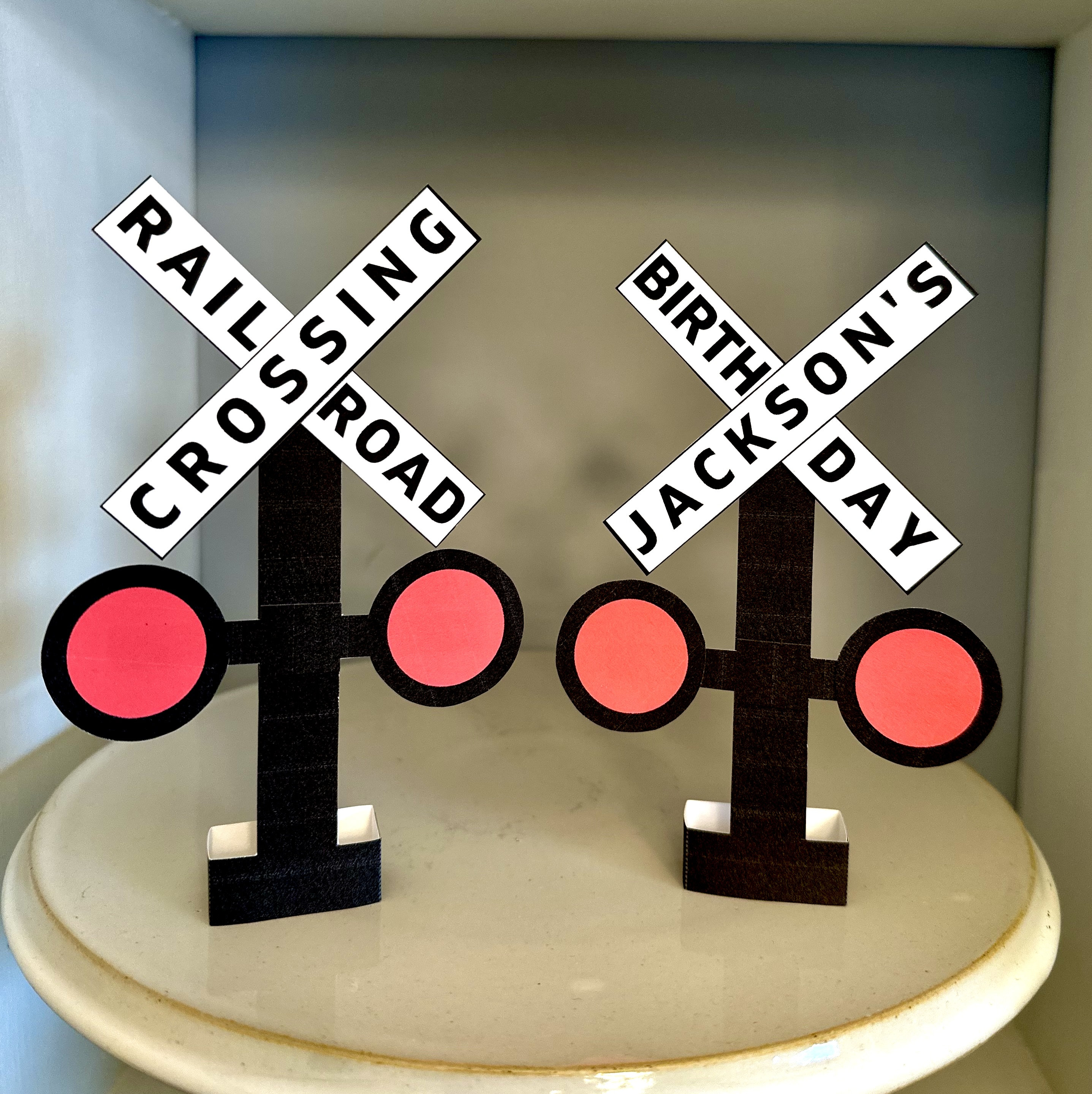 Printable Railroad Crossing Signs Sound