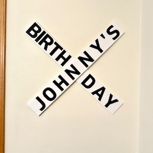 Large Birthday Crossing Sign, Railroad Crossing Sign, Birthday Train ...