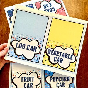 Train Party Food Labels, Choo Choo Two Two, Caboose Birthday, Toddler ...