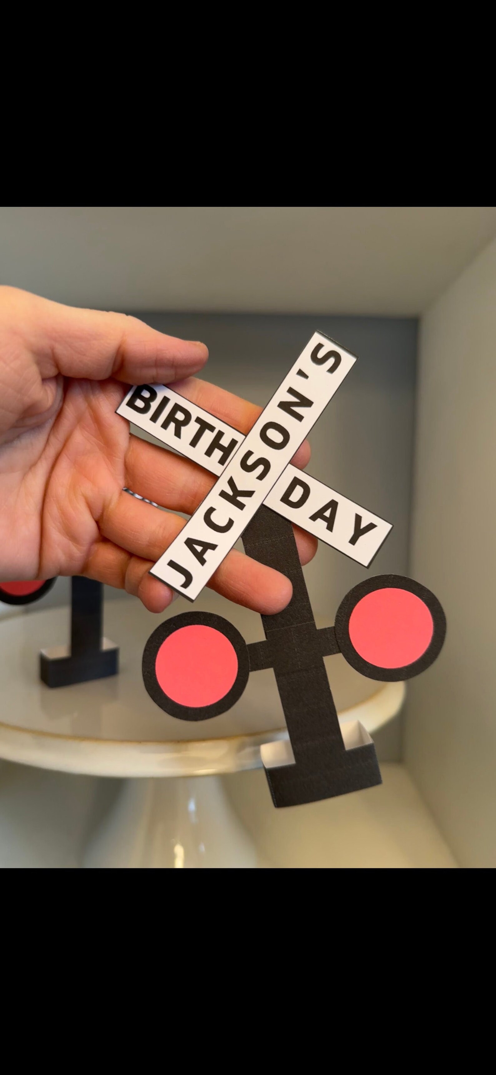Personalized Birthday Crossing Sign Custom Railroad Crossing - Etsy