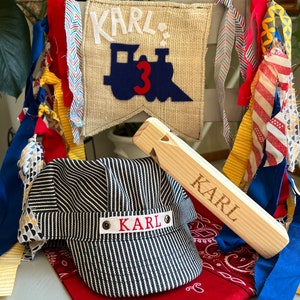 Adult Train Hat, Personalized Engineer Gift, Gift Idea for Grandpa ...