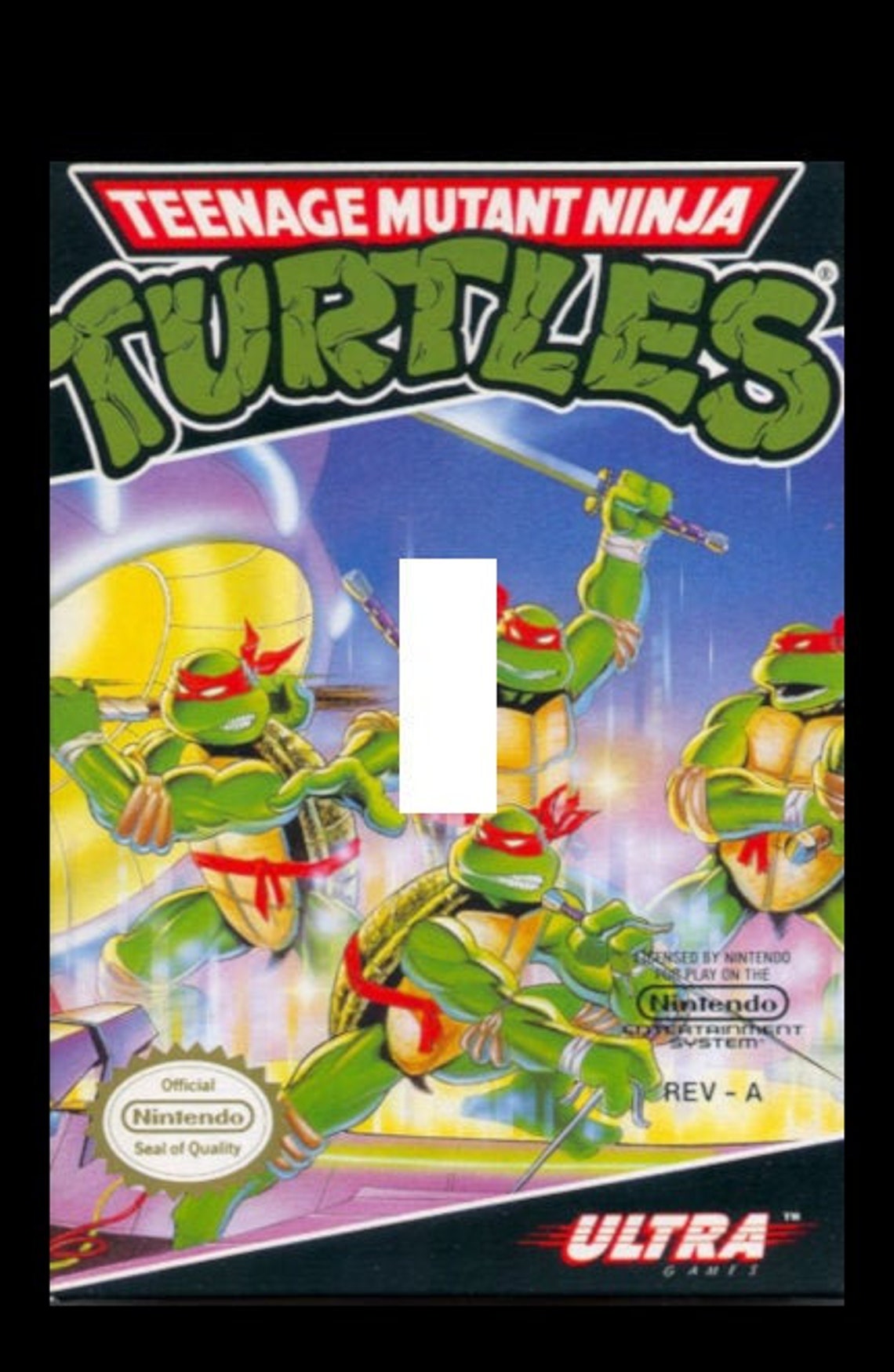 Teenage Mutant Ninja Turtles NES Box Art Single Light Switch | Etsy
