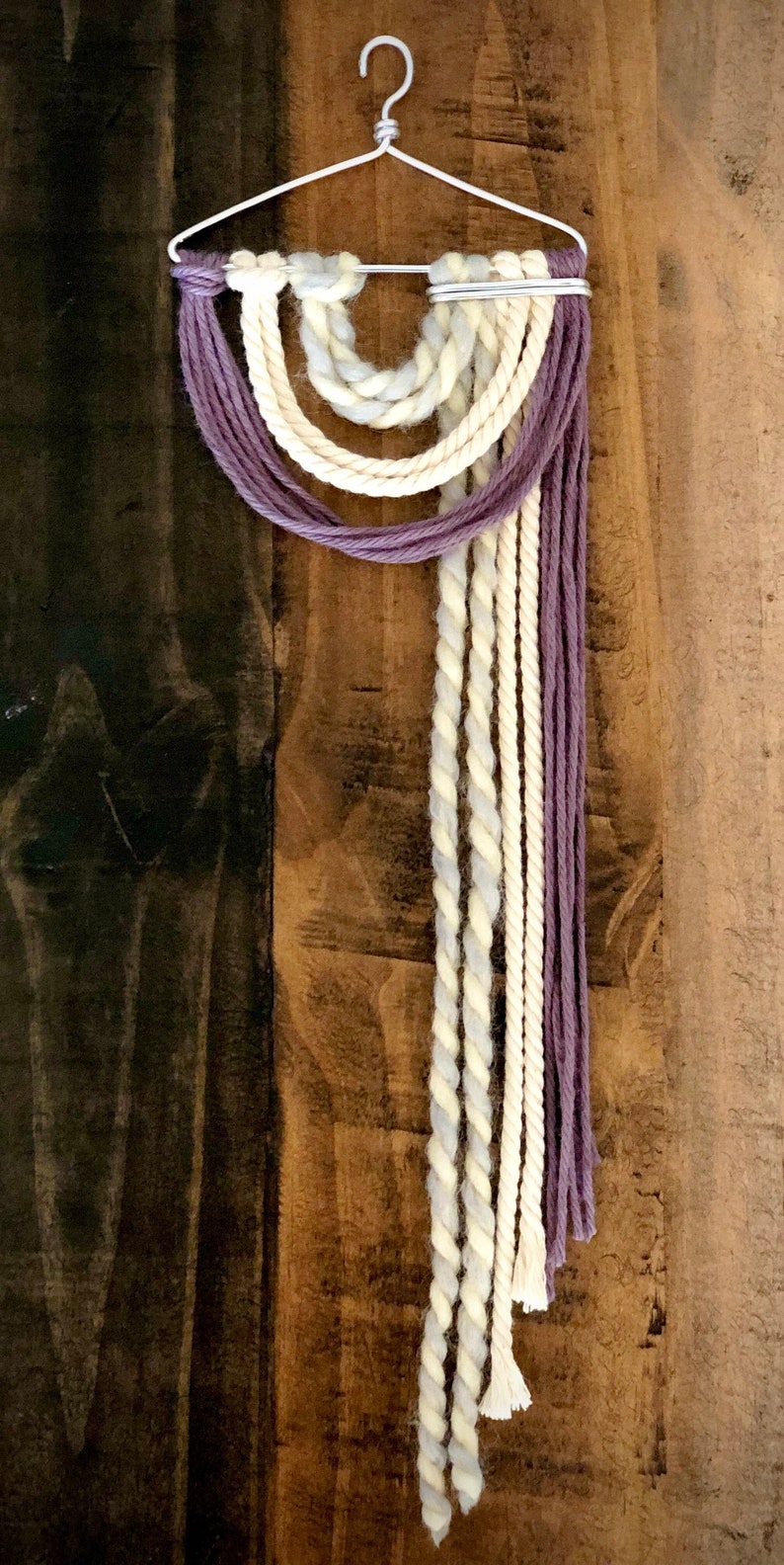 TINY Wall Hanging Wire Yarn Fiber Art - Etsy