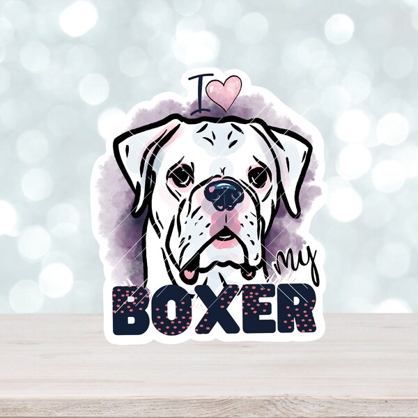 Boxer Sticker - Etsy