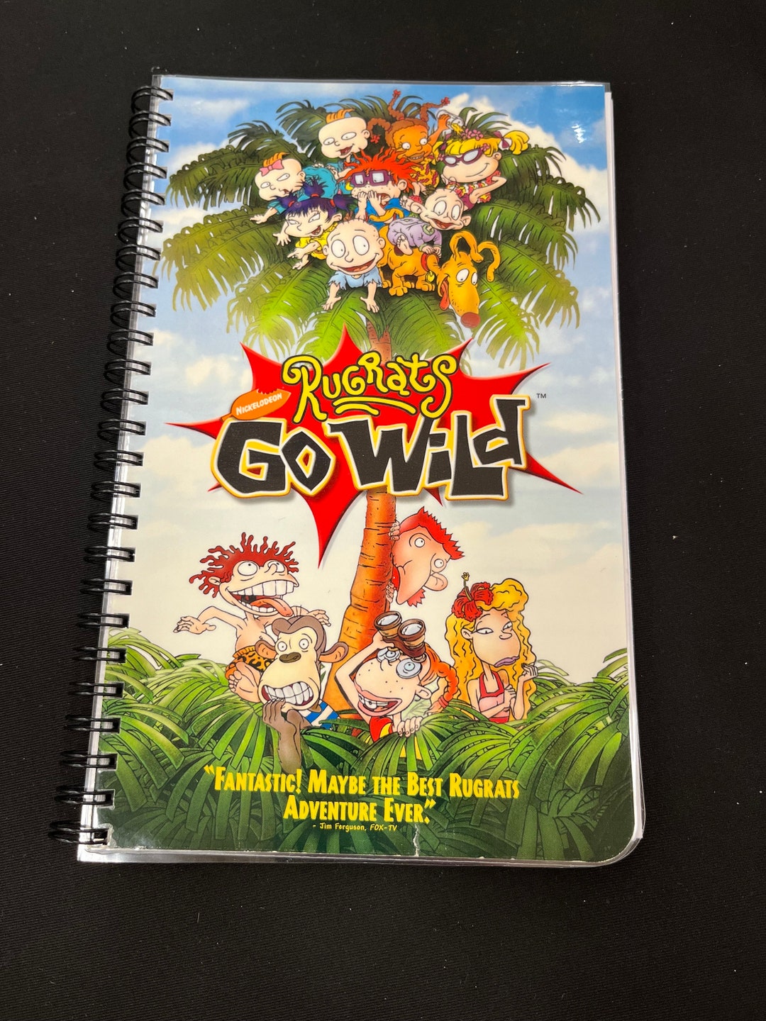 Recycled Cover Notebook Rugrats Go Wild VHS - Etsy