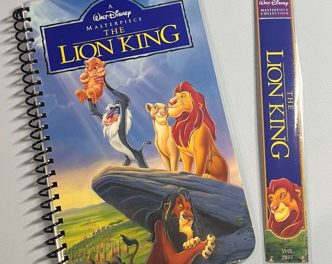 VHS Recycled Cover Notebook the Lion King - Etsy