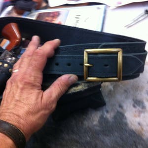 Custom Made Gun Belt and Holster Hand Tooled Cowboy Action - Etsy