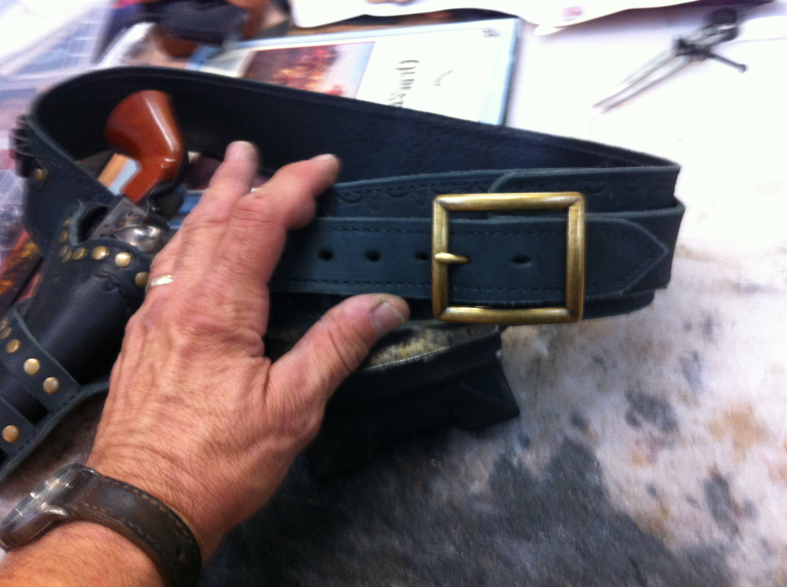 Custom Made Gun Belt and Holster Hand Tooled Cowboy Action - Etsy