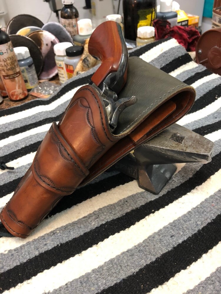 Custom Cowboy Action Holster Hand Tooled - Etsy