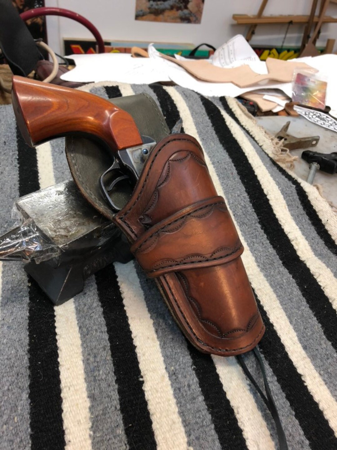Custom Cowboy Action Holster Hand Tooled - Etsy