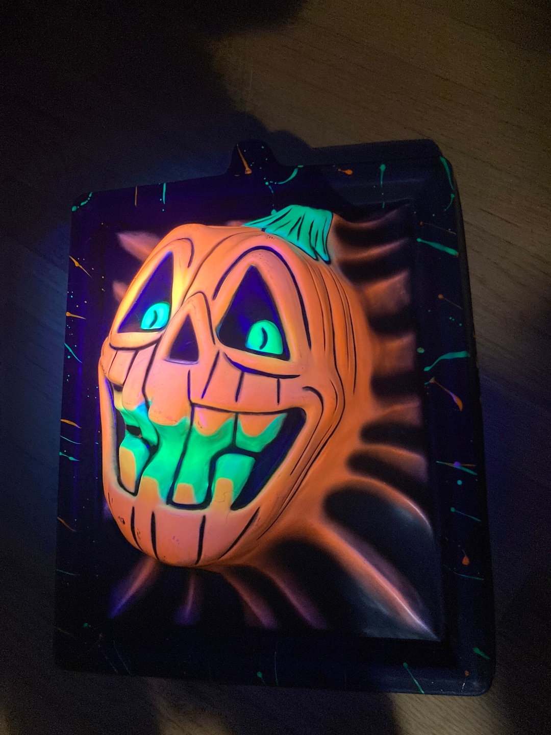 RARE Amazing BLACK LIGHT Illusions Halloween 3D Fluorescent - Etsy