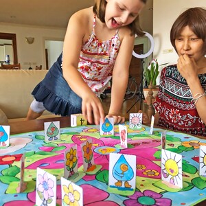 GIANT Spring Board Game to Color & Play | DIY With Templates and ...