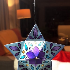 3D Star Ornaments to Color, Craft and Decorate Your Home for Christmas ...