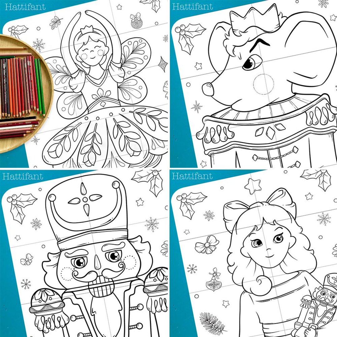 GIANT Coloring Poster Bundle | 'the Nutcracker and the Mouse King ...