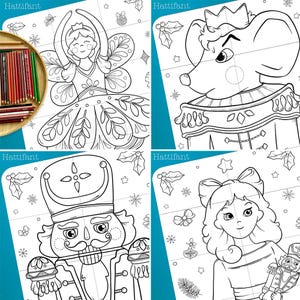 GIANT Coloring Poster Bundle | 'the Nutcracker and the Mouse King ...