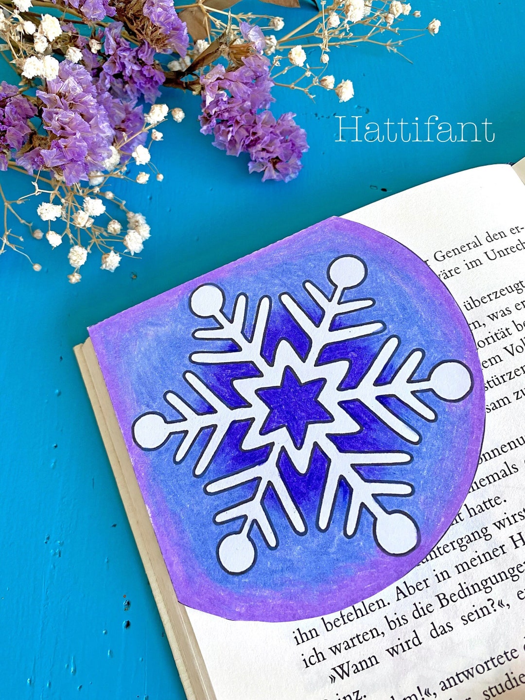 CORNER BOOKMARKS | Stars & Snowflakes to Color and Craft - Instant ...
