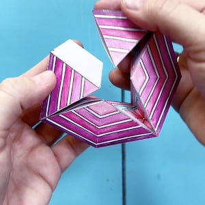 Paper Toy | Kaleidocycles / Flextangles Patterns I Series - a Paper ...