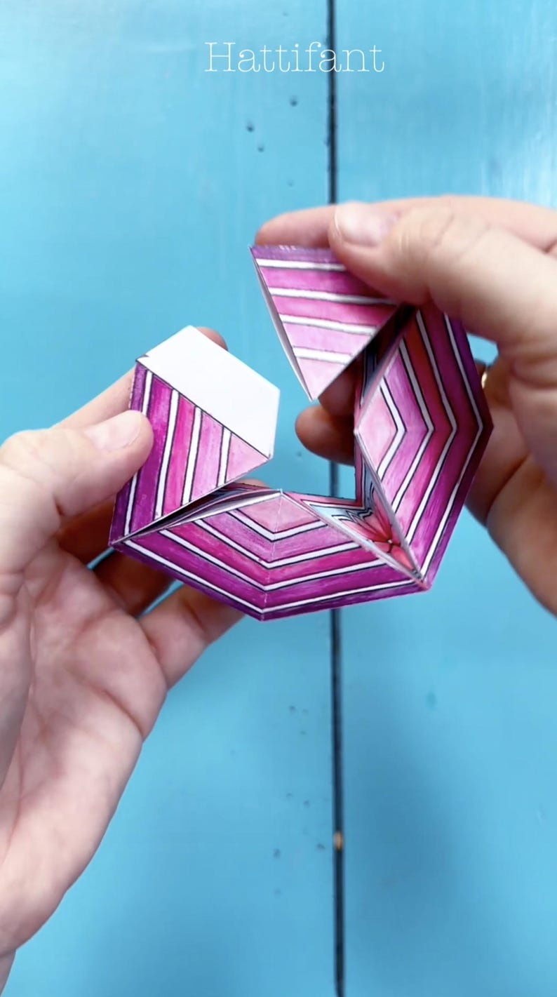 Paper Toy | Kaleidocycles / Flextangles Patterns I Series - a Paper ...