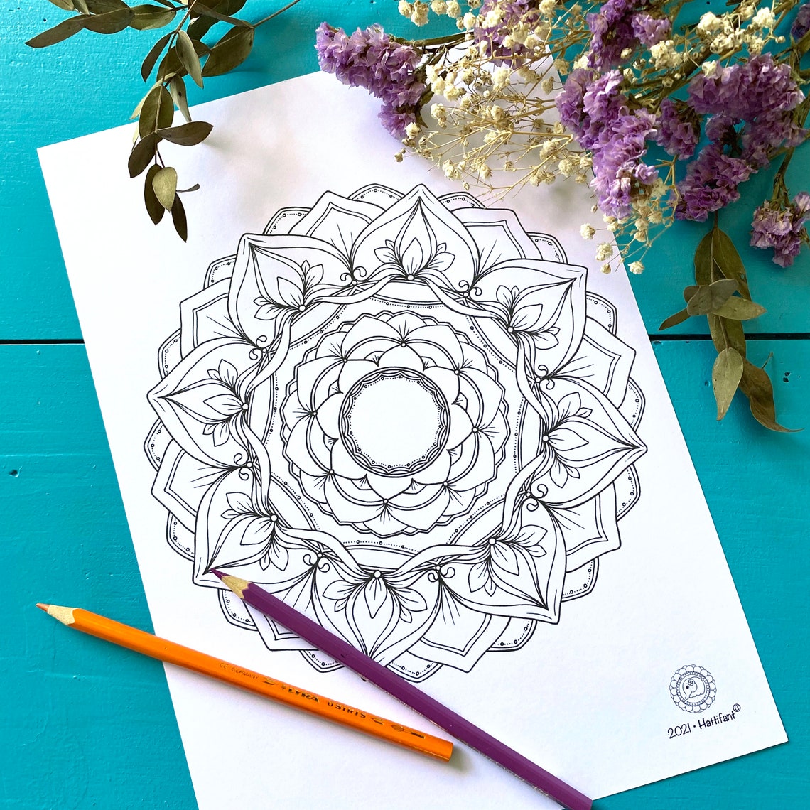 Autumn & Winter Mandala Coloring Page Bundle - Late Summer, Autumn Leaf ...