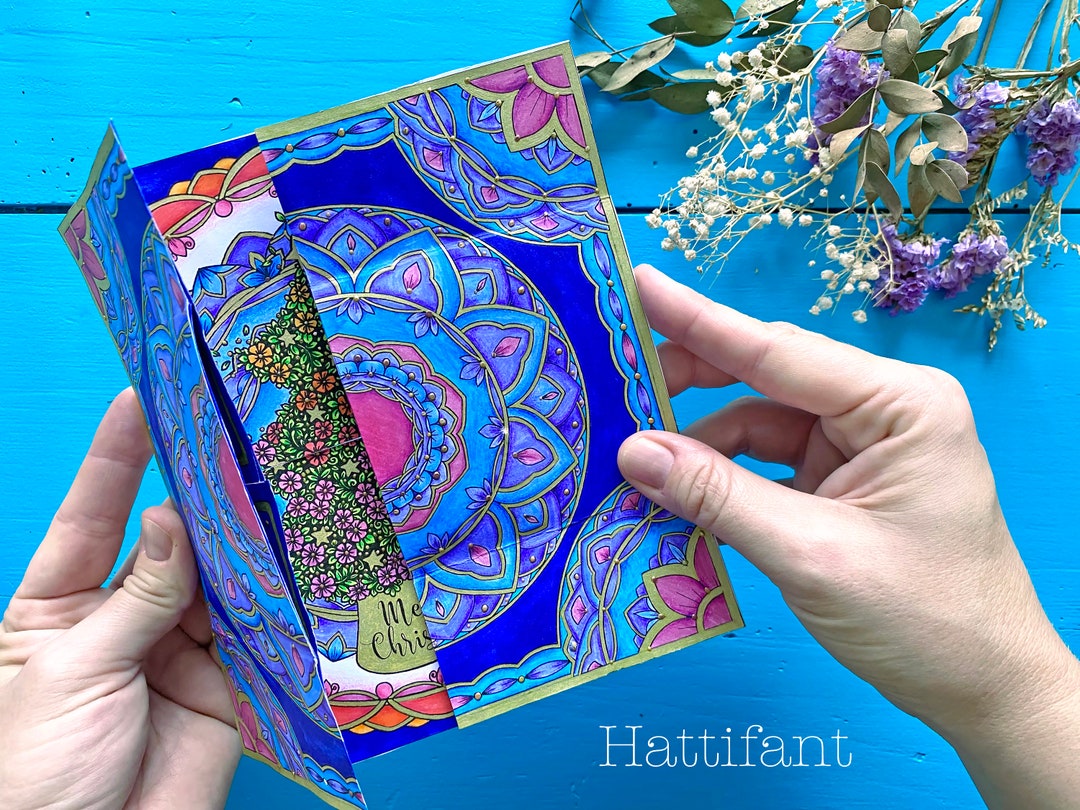 Mandala Christmas Endless Card | Advent Calendar Endless Card ...