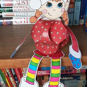 Christmas Elves Paper Craft Ornaments to Color and Craft - Etsy