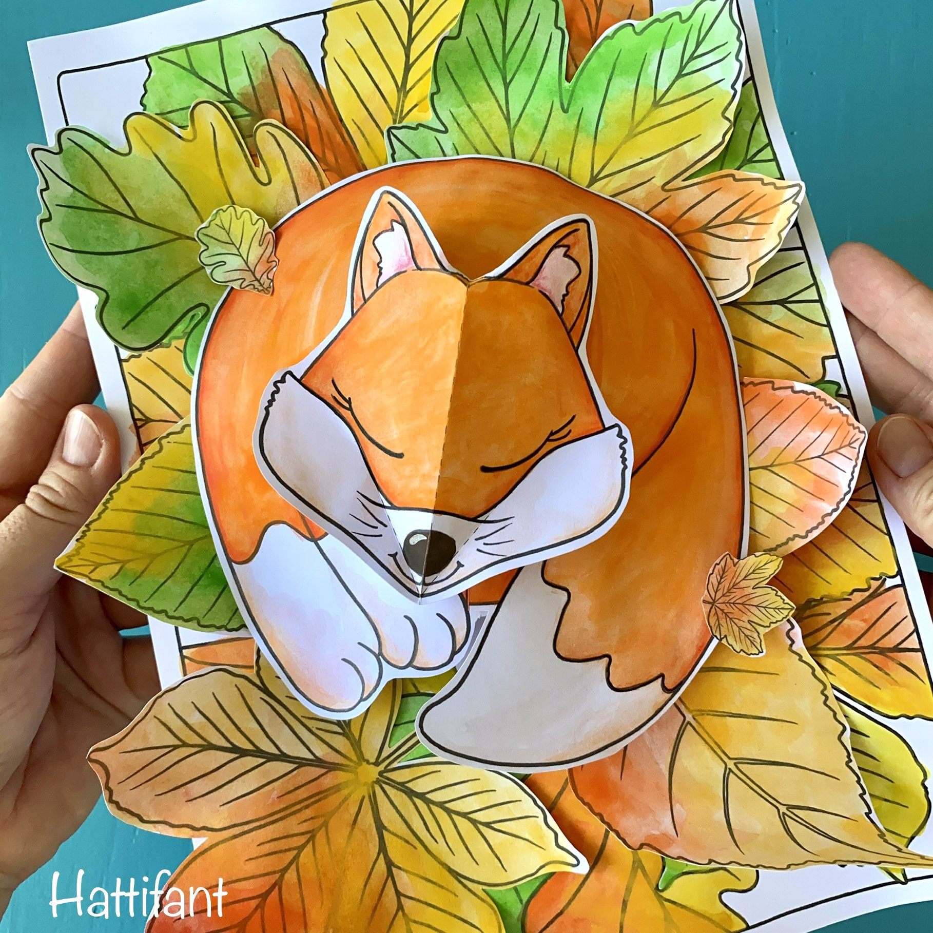 Autumn Craft | 3D Woodland Animal Collages Fox Hedgehog Owl - Instant ...