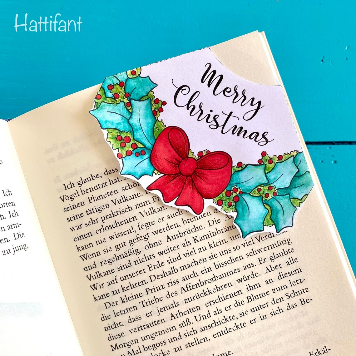 Corner Bookmarks Winter & Christmas to Color - Etsy