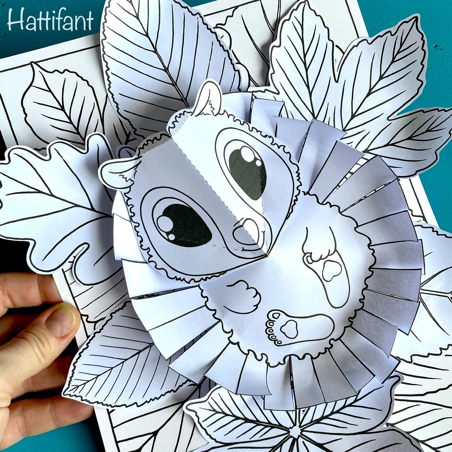 Autumn Craft 3D Woodland Animal Collages Fox Hedgehog Owl - Etsy UK