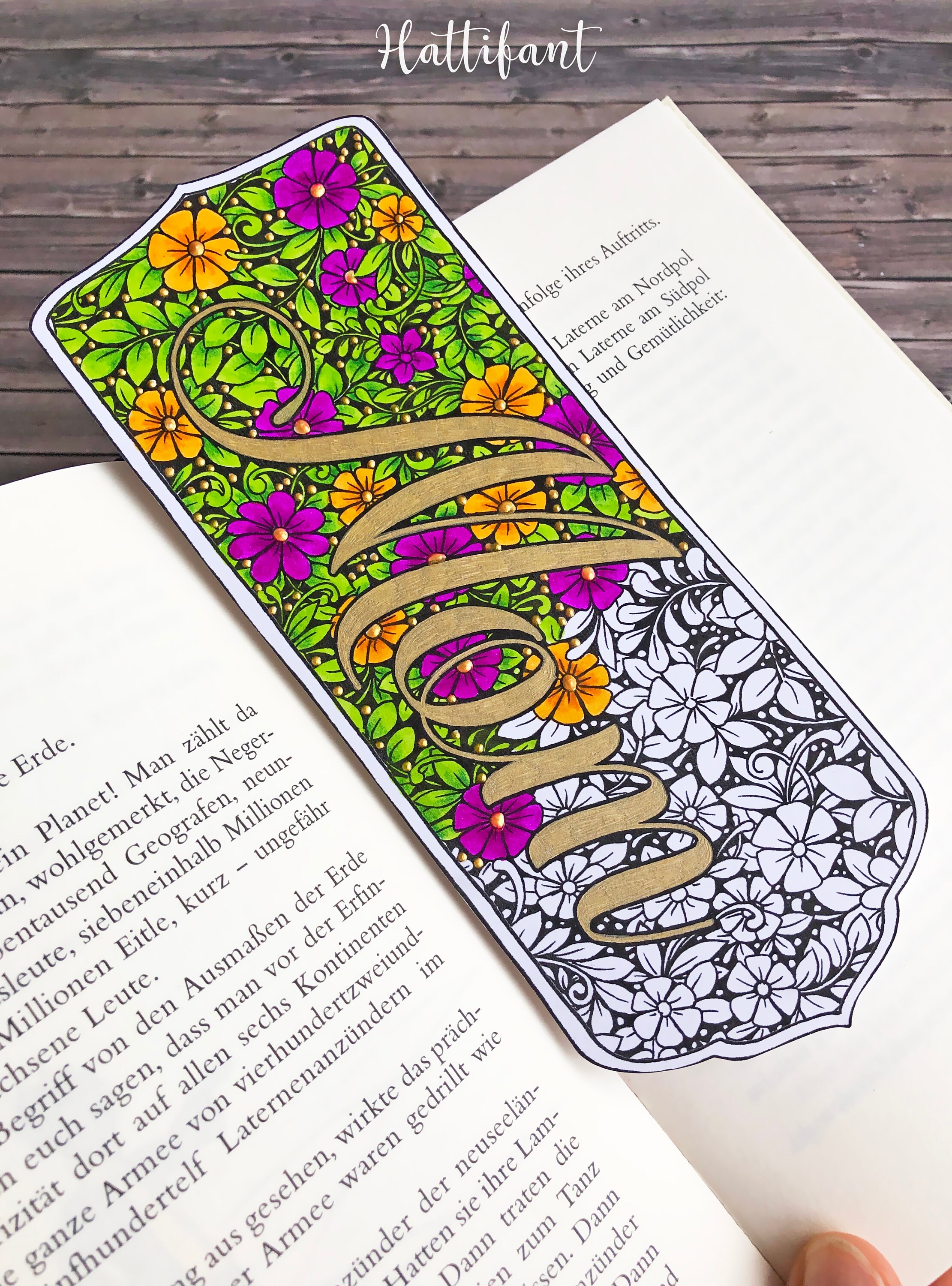 MOTHER'S DAY Flower Doodle Card Bookmarks & Coloring - Etsy UK