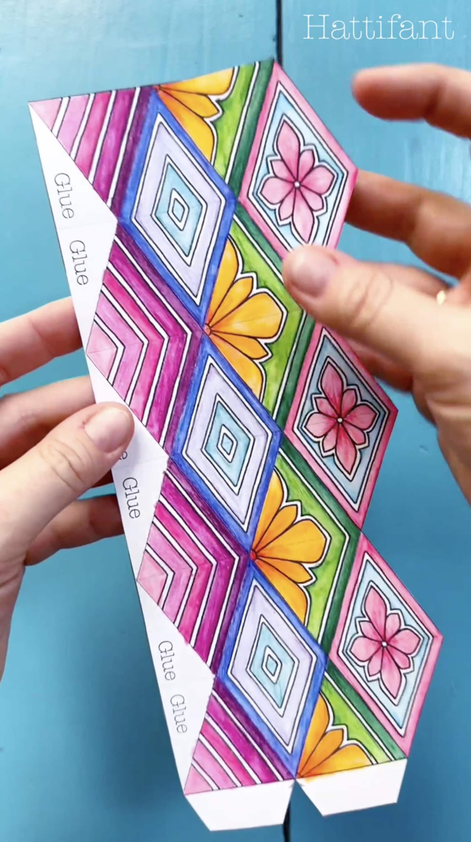 Paper Toy | Kaleidocycles / Flextangles Patterns I Series - a Paper ...