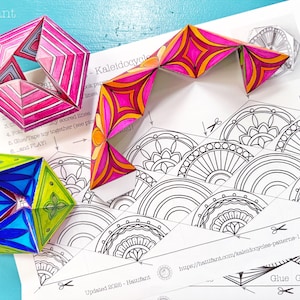 Paper Toy | Kaleidocycles / Flextangles Patterns I Series - a Paper ...
