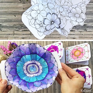 Flowers & Heart Explosion Cards - Etsy