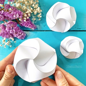 Triskele Paper Globes - Easter, Spring & Summer - Paper Balls - Paper ...