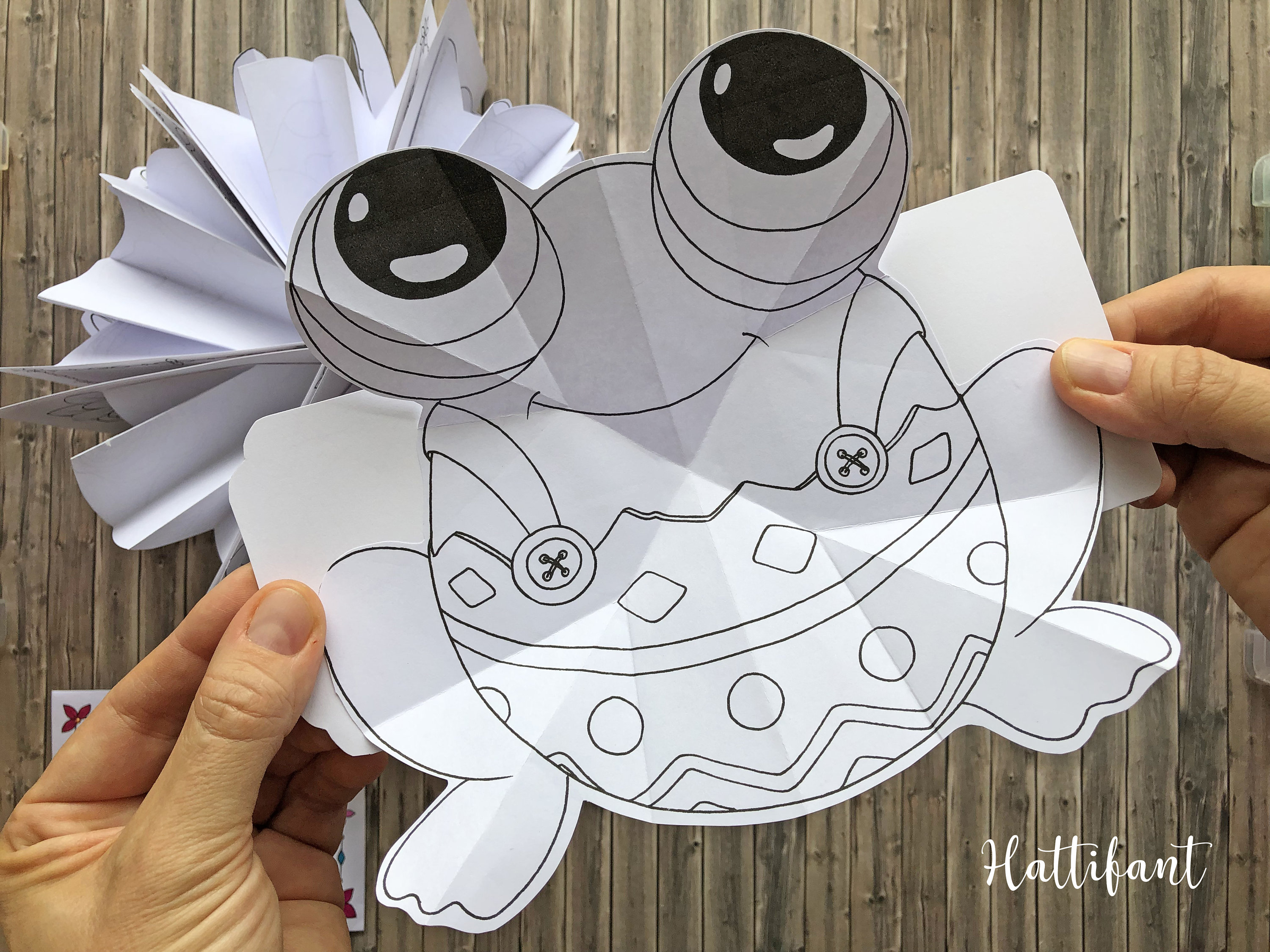 Easter Pop up Explosion Cards to Color & Craft Instant | Etsy