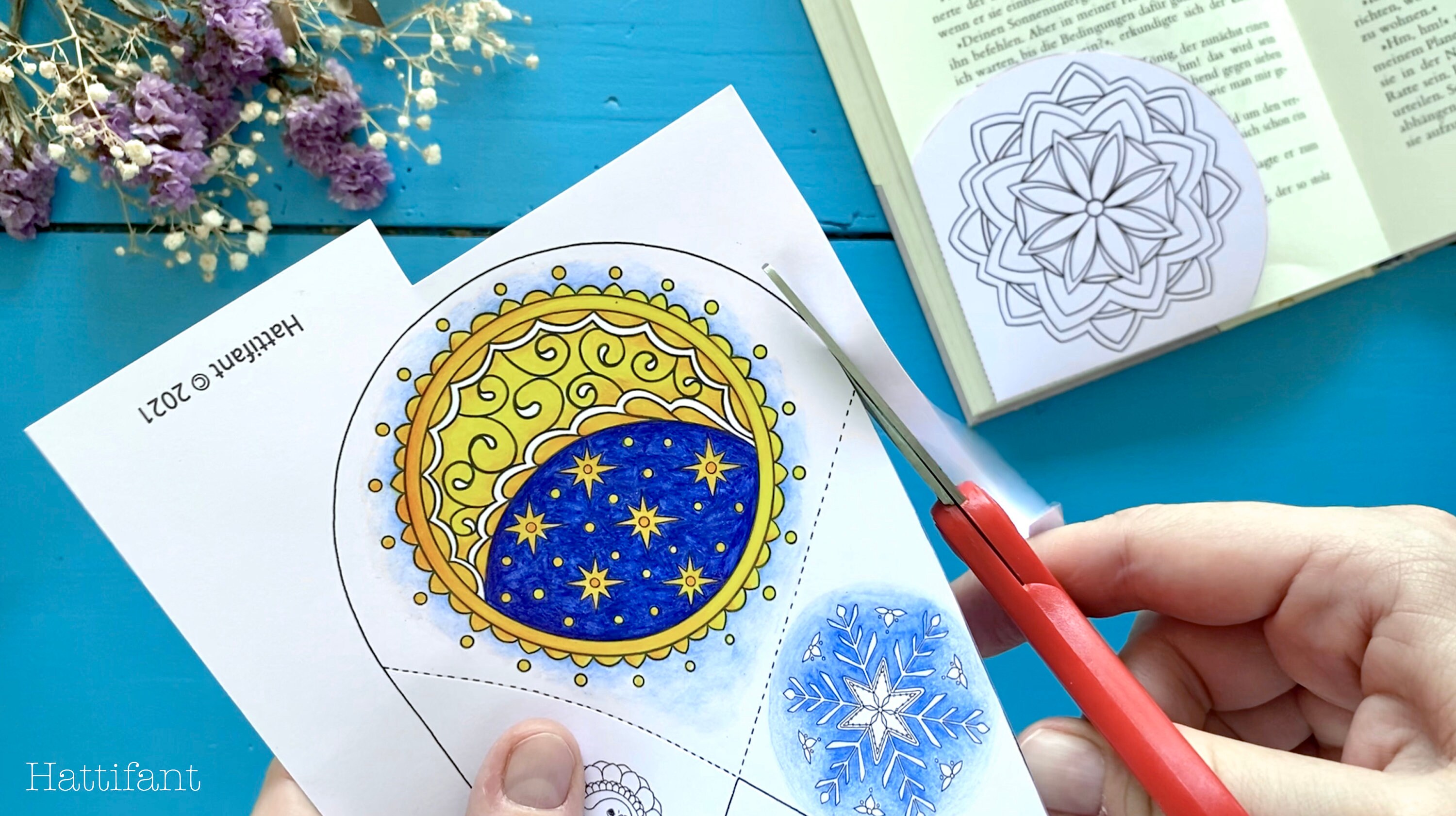 CORNER BOOKMARKS Stars & Snowflakes to Color and Craft - Etsy