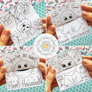 HALLOWEEN | Big Mouth Surprise Cards - Bat, Ghost, Pumpkin, Candy, Cat ...