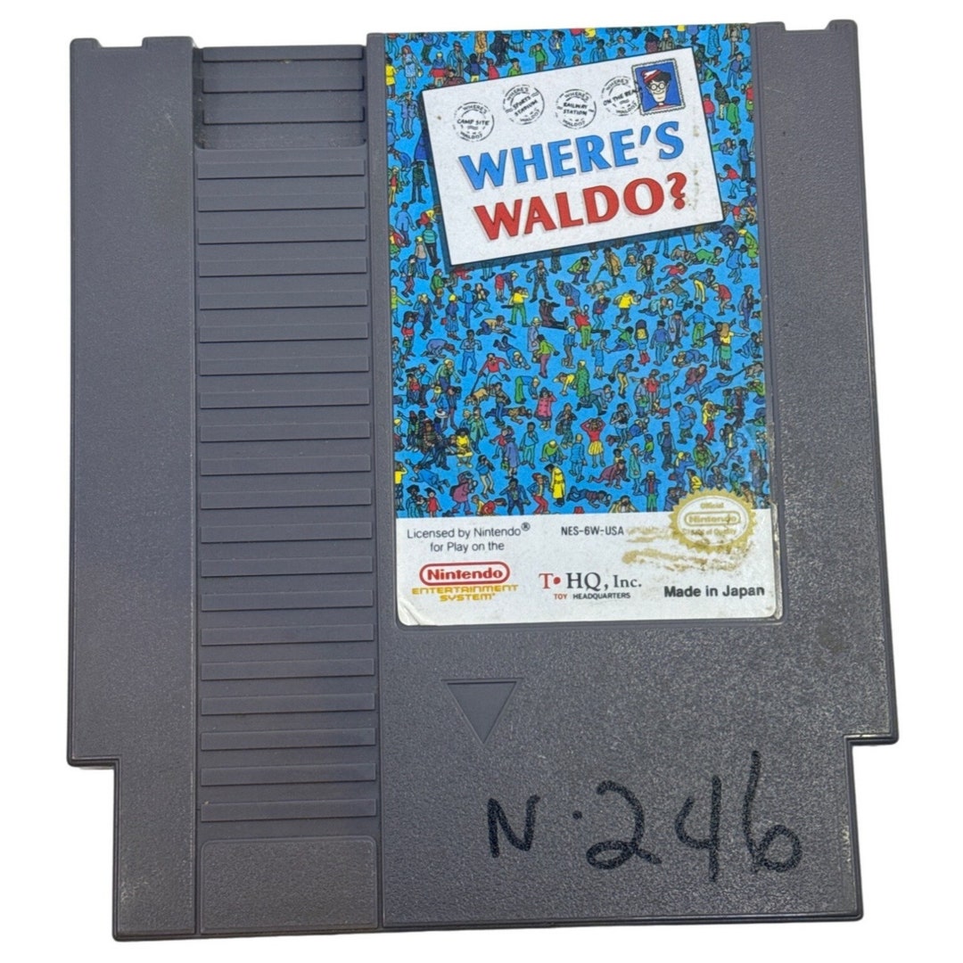 Where's Waldo Nintendo Entertainment System NES Game Cart Only - Etsy