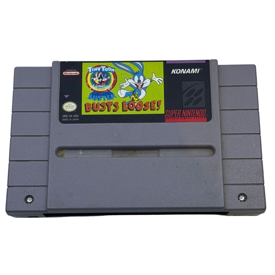 Tiny Toon Adventures: Buster Busts Loose Super Nintendo SNES Game ...