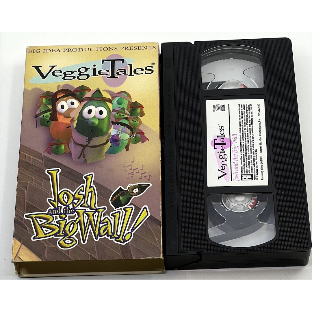 Veggietales Josh And The Big Wall Vhs