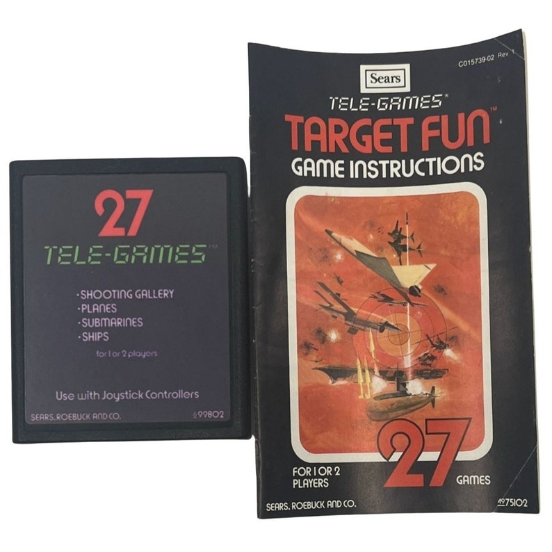 Target Fun Sears Tele Games Atari 2600 - Etsy