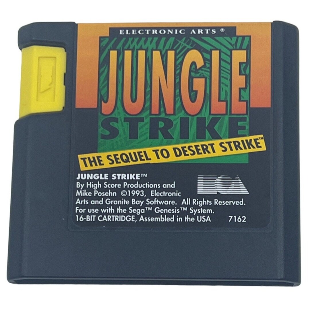Jungle Strike Sega Genesis Cart Only - Etsy