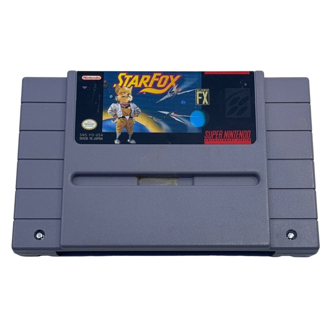 Star Fox Super Nintendo SNES Game Cart Only - Etsy