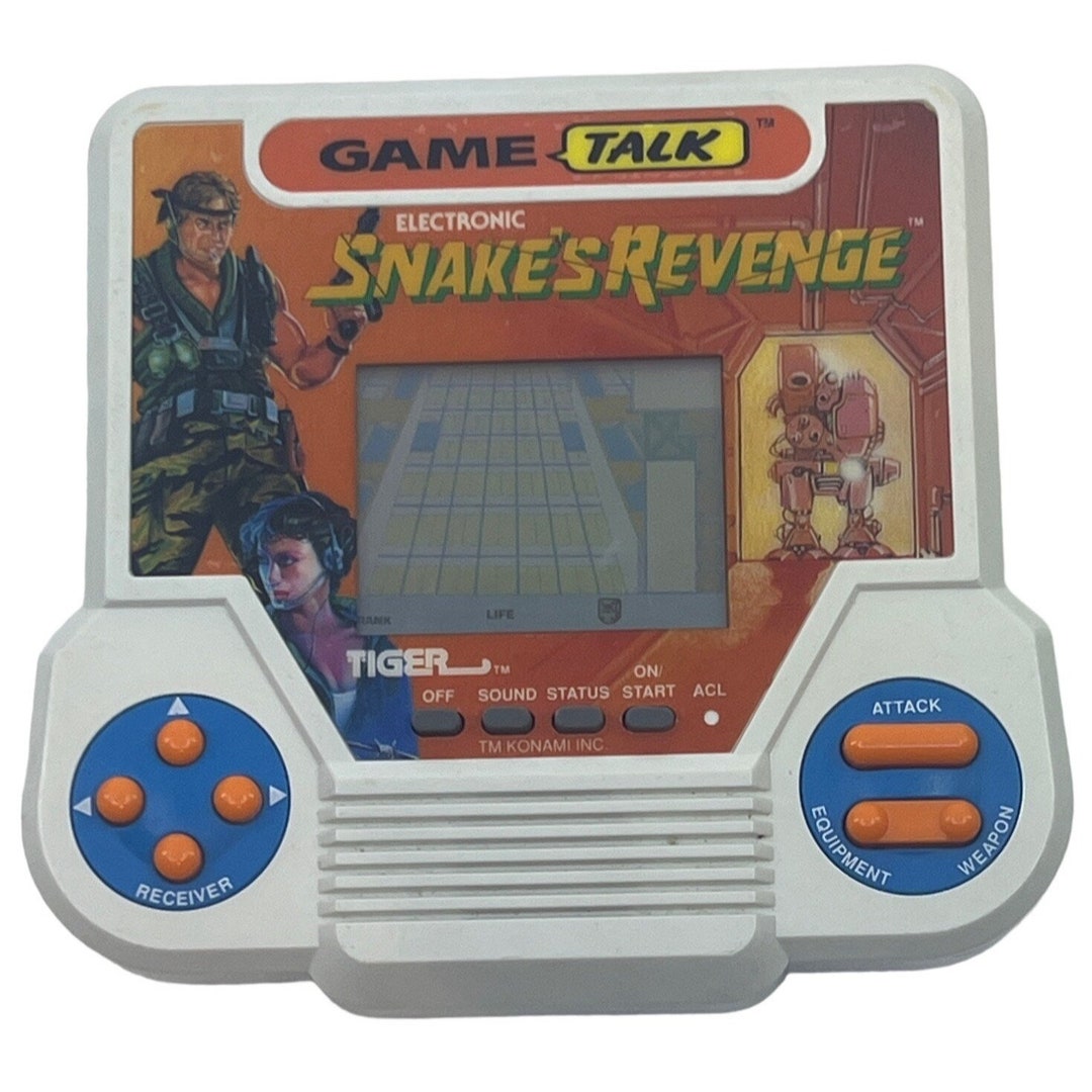 Tiger Handheld Snake's Revenge Metal Gear Game Talk RARE - Etsy