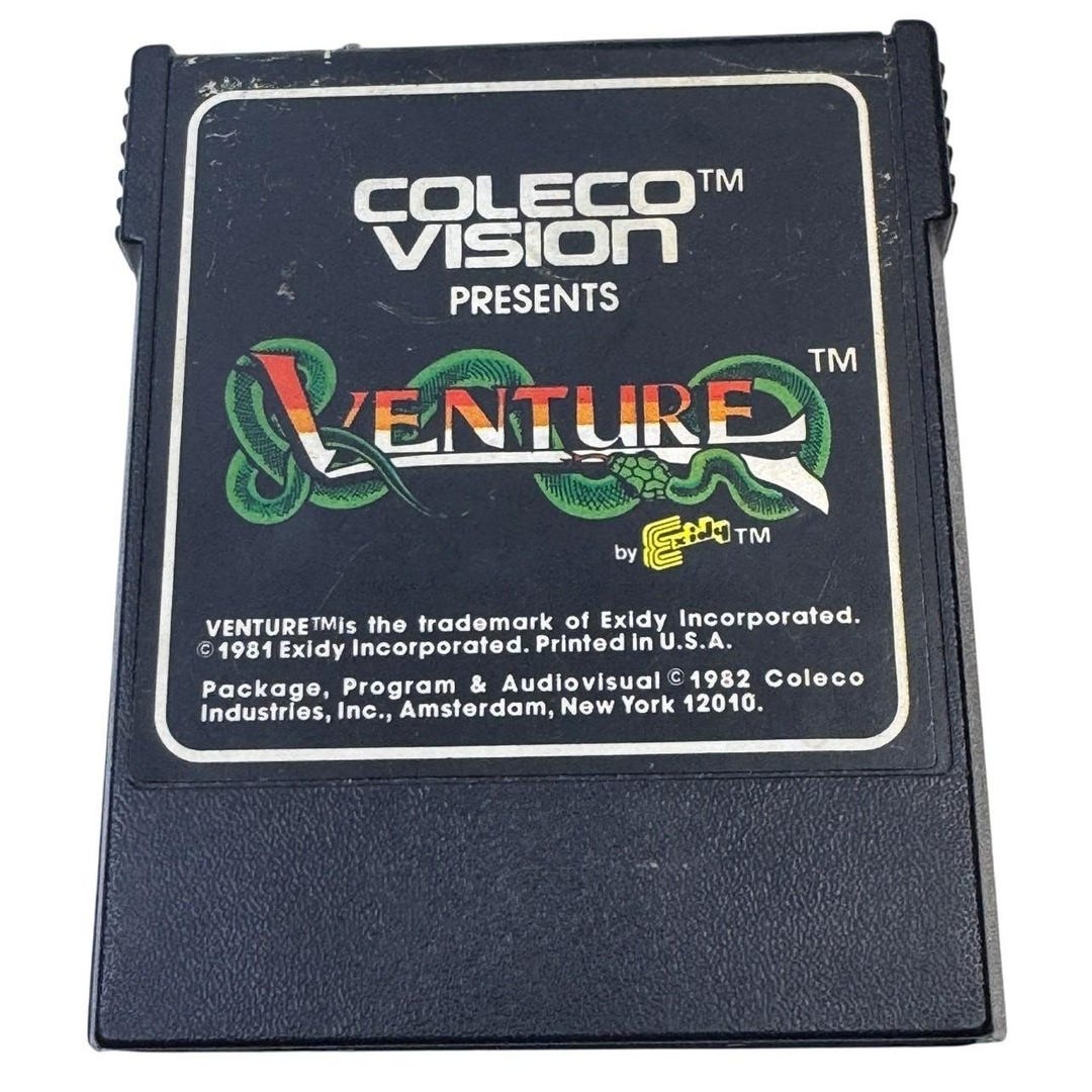 Colecovision Venture Game Cartridge 1982 Retro Arcade - Etsy