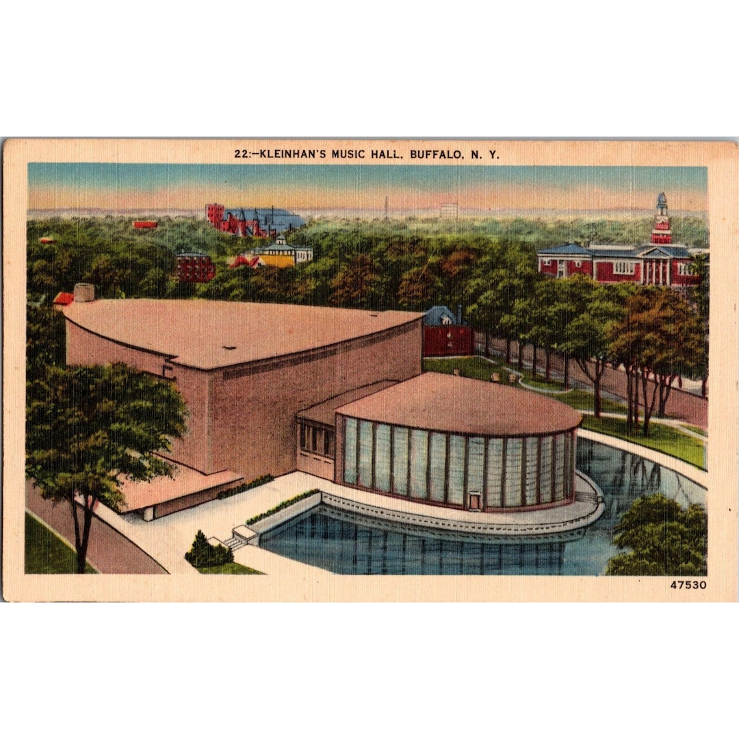 Vintage Kleinhans Music Hall Buffalo N.Y. Postcard - Etsy