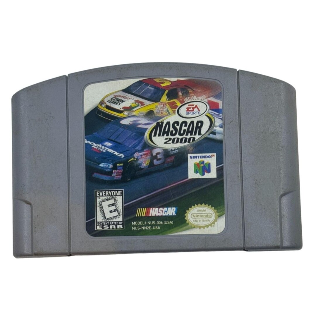 NASCAR 2000 N64 Game Cartridge Race to Break the Sound Barrier - Etsy