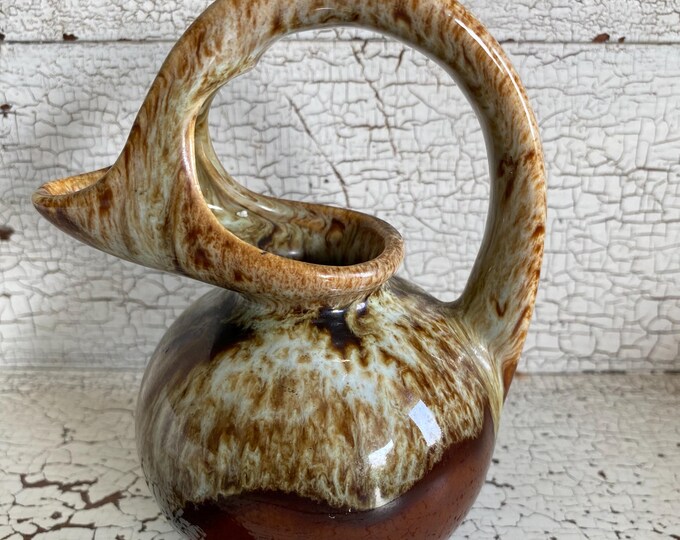 Vintage Pitcher Drip Glaze Numbered Retro Funky MCM Mid Century Modern ...